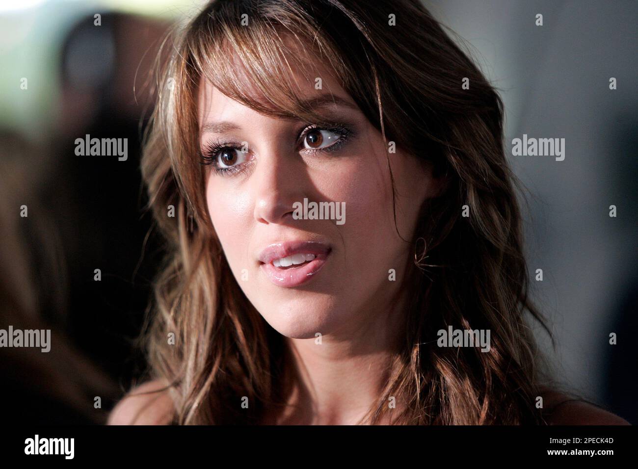 Singer Haylie Duff on the set for the Ice Breakers Liquid Ice breath ...
