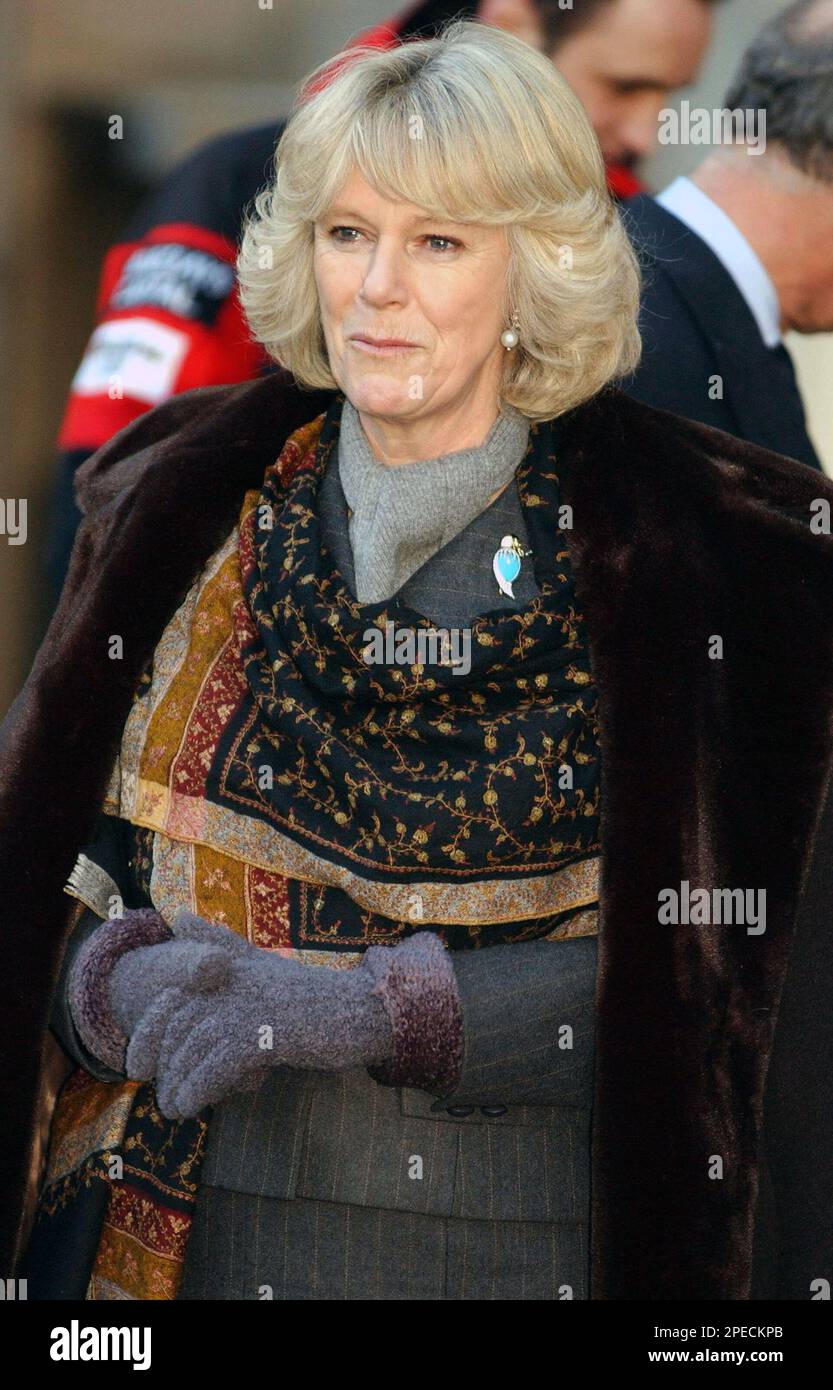 Camilla Parker Bowles, in the garden of Clarence House, London, Monday ...