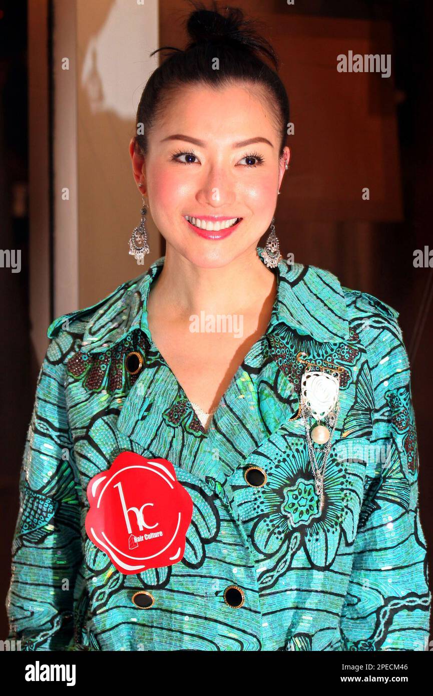 Hong Kong actress and singer Sammi Cheung poses for photographers ...