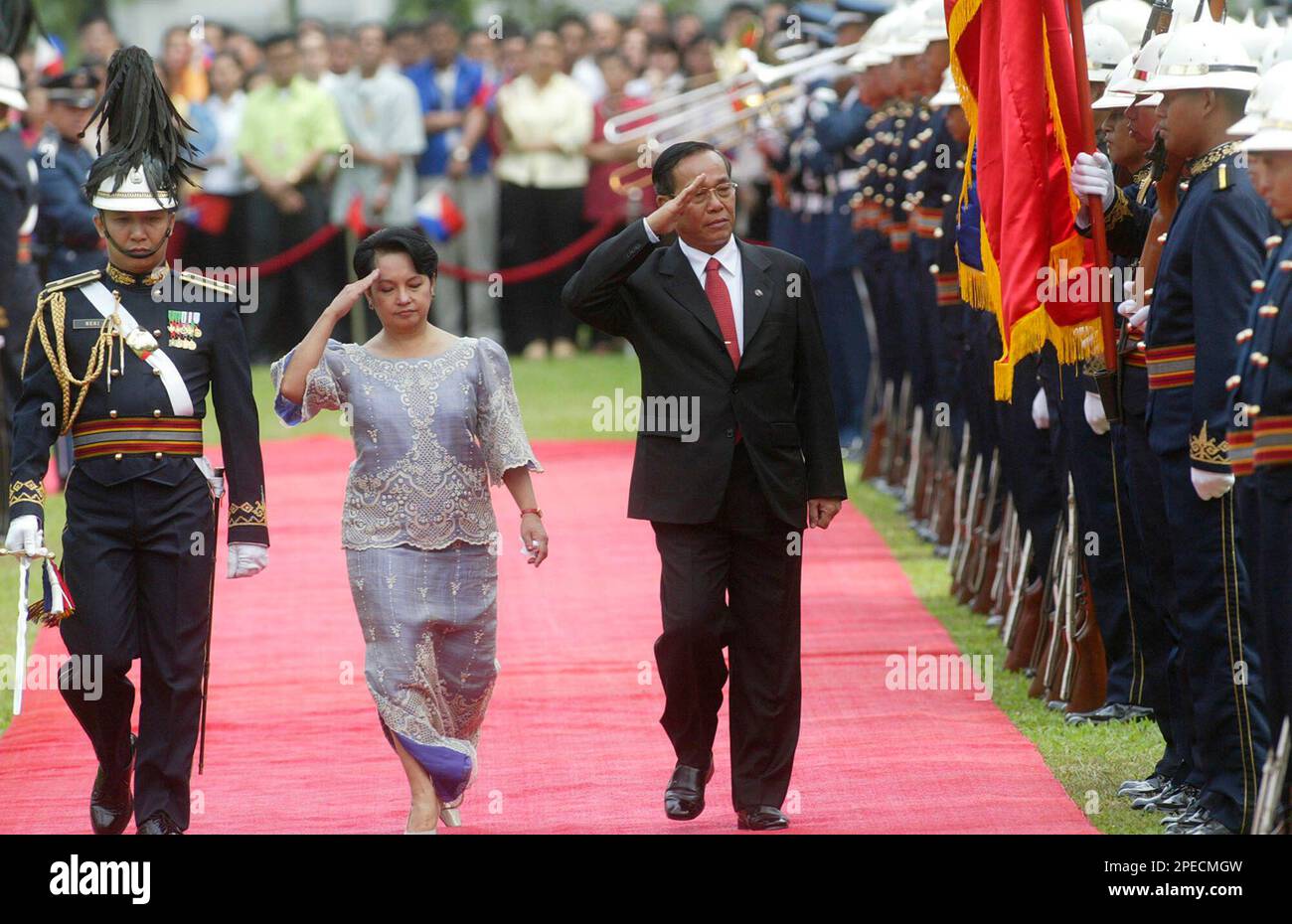 Visiting Prime Minister Lt. Gen. Soe Win of Myanmar, third from left ...