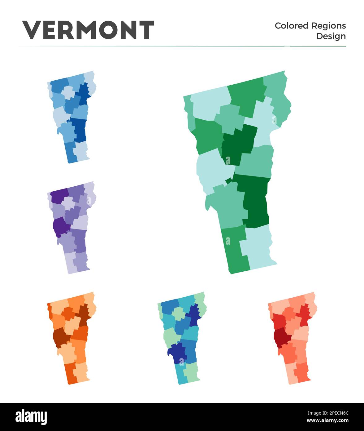 Vermont map collection. Borders of Vermont for your infographic ...