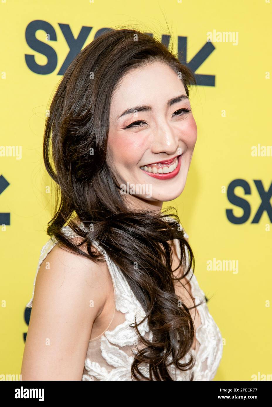 AUSTIN, TEXAS - MARCH 15: Ayane Nagabuchi attends the world premiere of Tetris at the Paramount ...