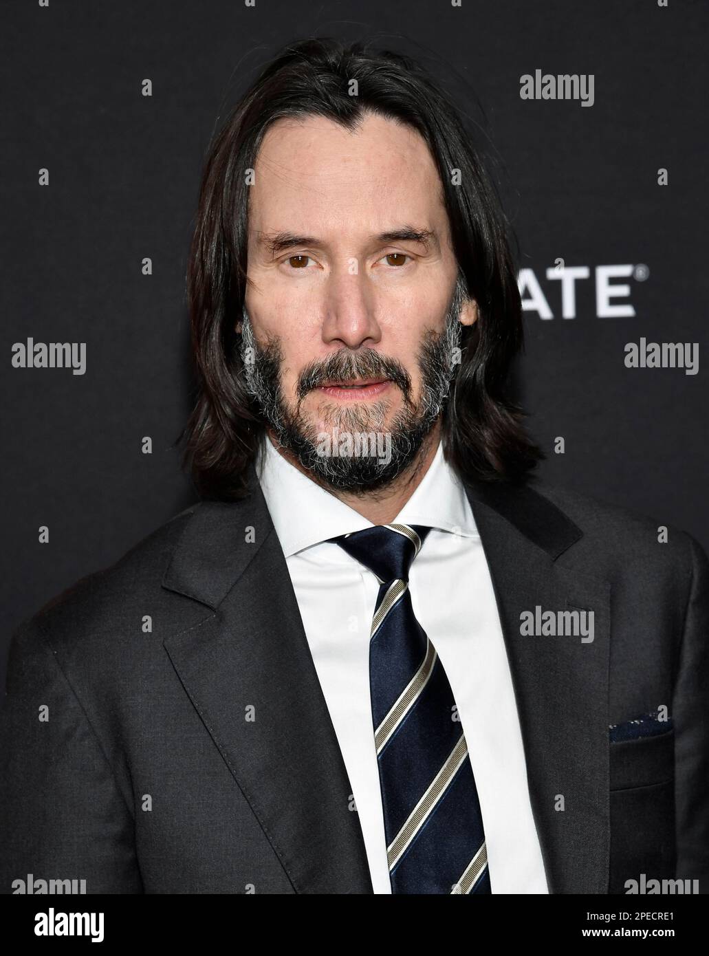 Keanu Reeves attends a special screening of "John Wick: Chapter 4" at ...
