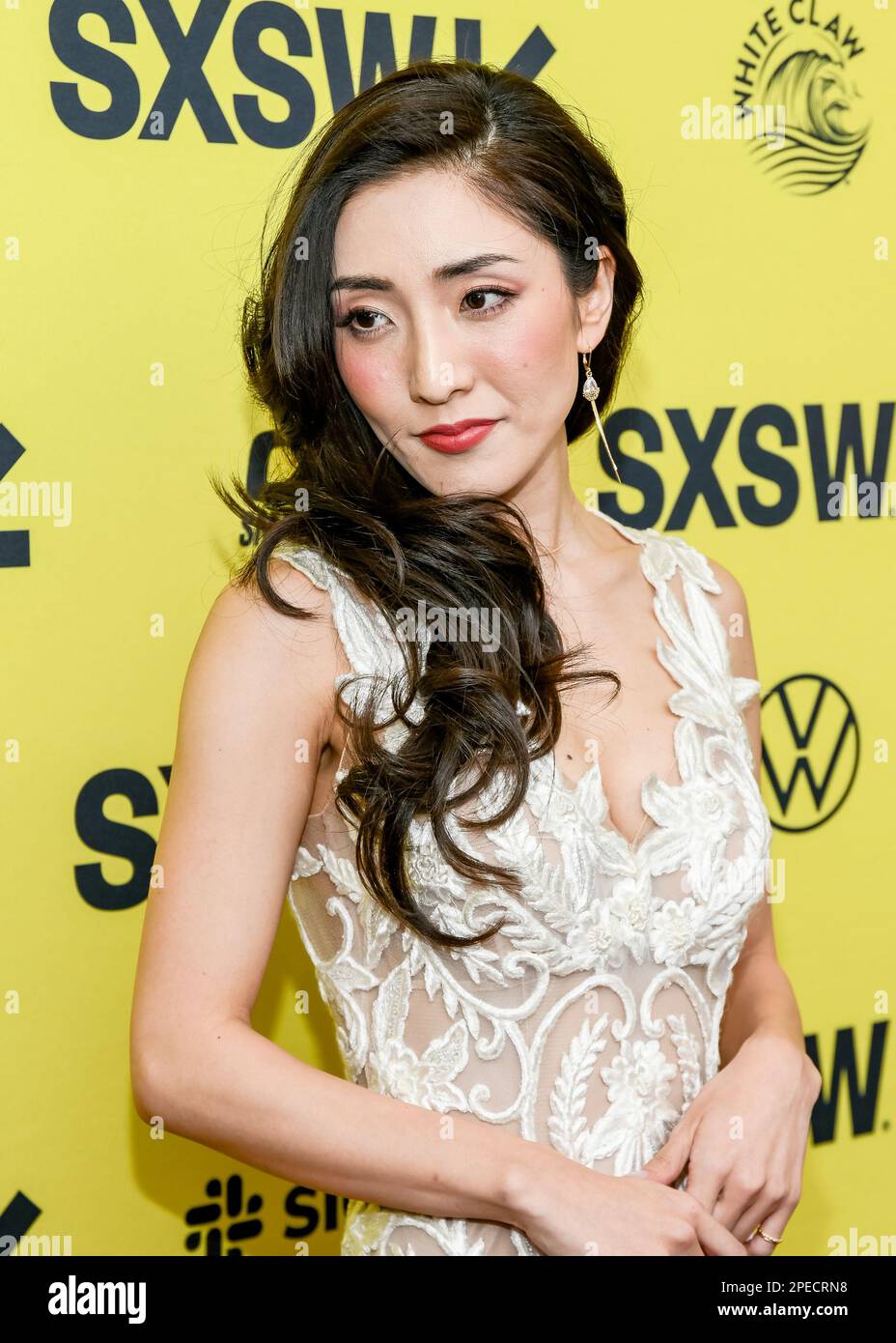AUSTIN, TEXAS - MARCH 15: Ayane Nagabuchi attends the world premiere of Tetris at the Paramount ...