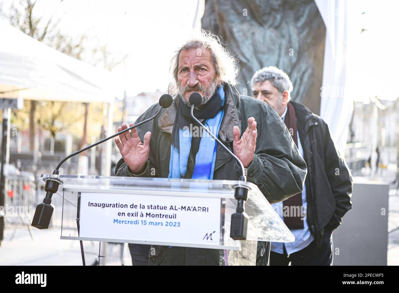Paris, France. 16th Mar, 2023. The sculptor Assem Al Bacha at the ...