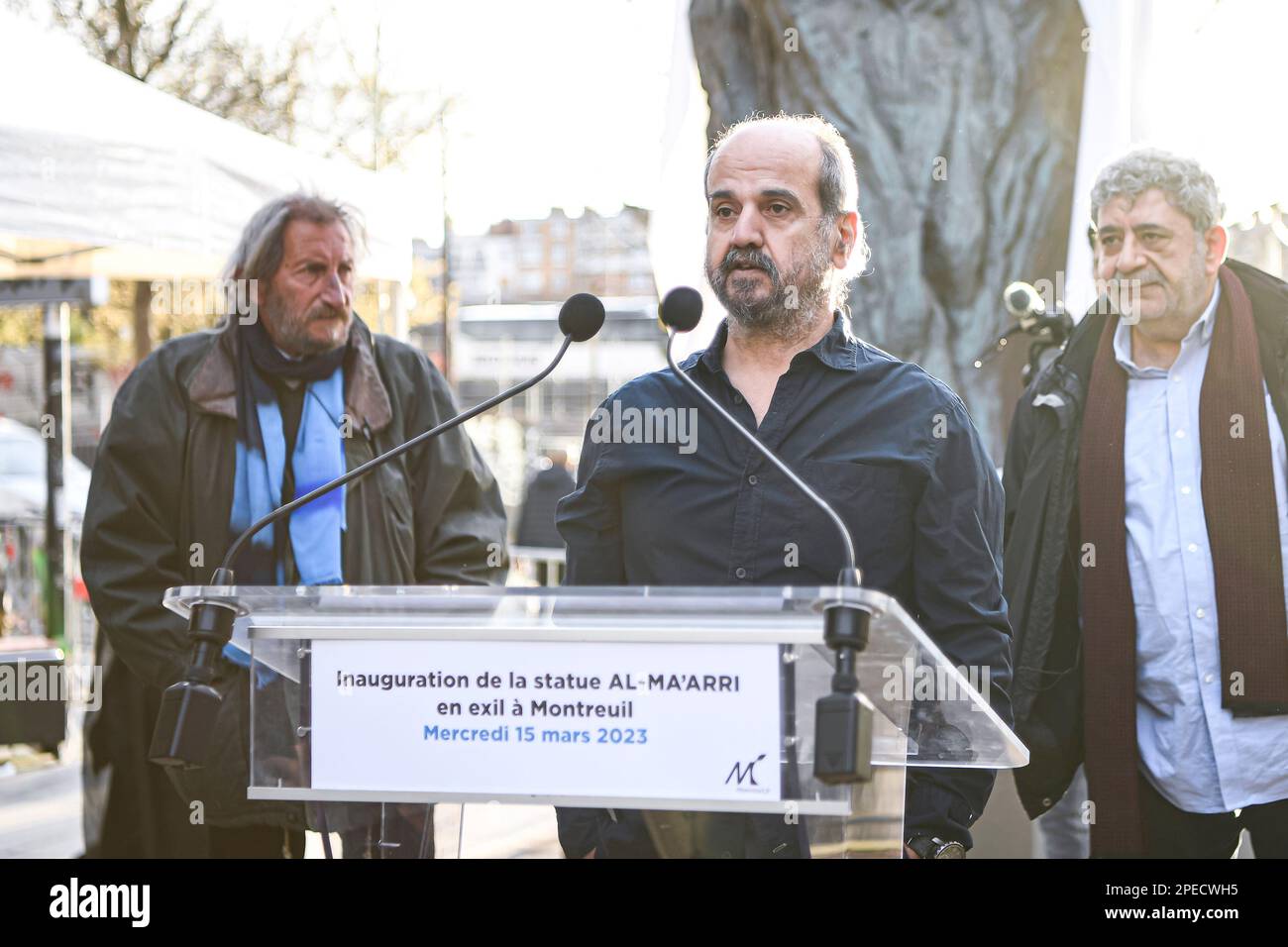 Paris, France. 16th Mar, 2023. Movie director Ossama Mohammed at the ...