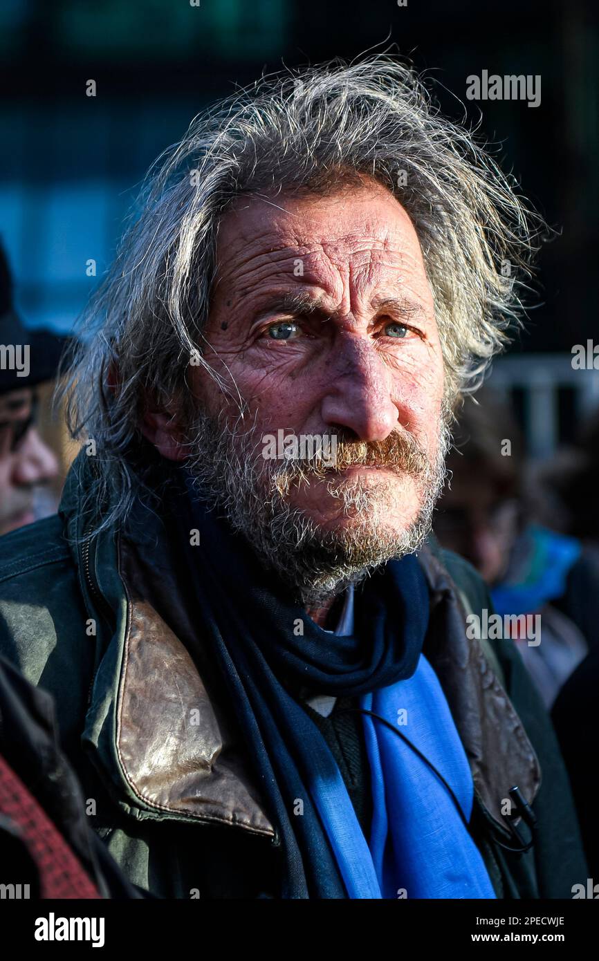 Paris, France. 16th Mar, 2023. The sculptor Assem Al Bacha at the ...
