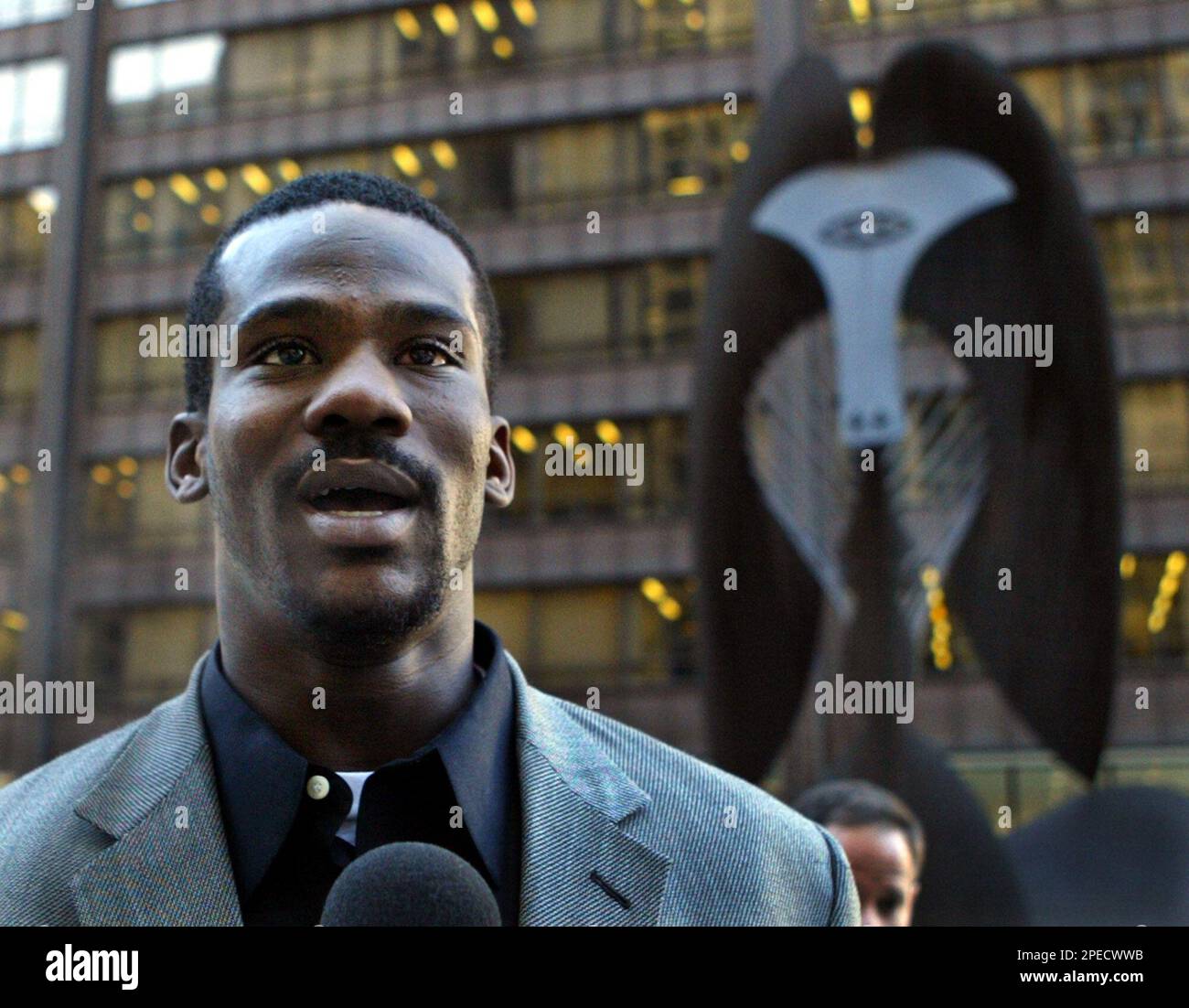 Chicago Bears receiver David Terrell talks about his traffic court ...