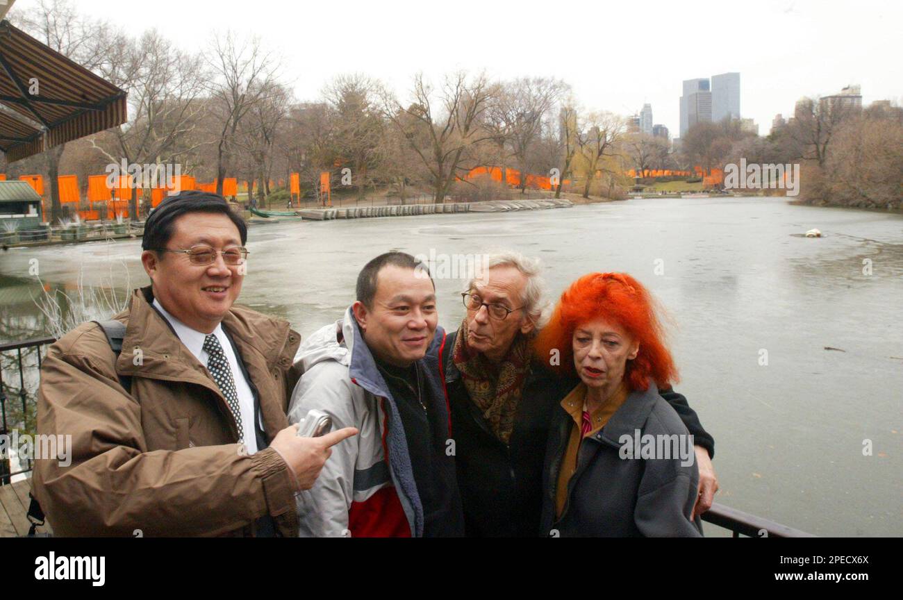 Jiaming Song, left, of the Beijing Municipal Institute of City Planning ...