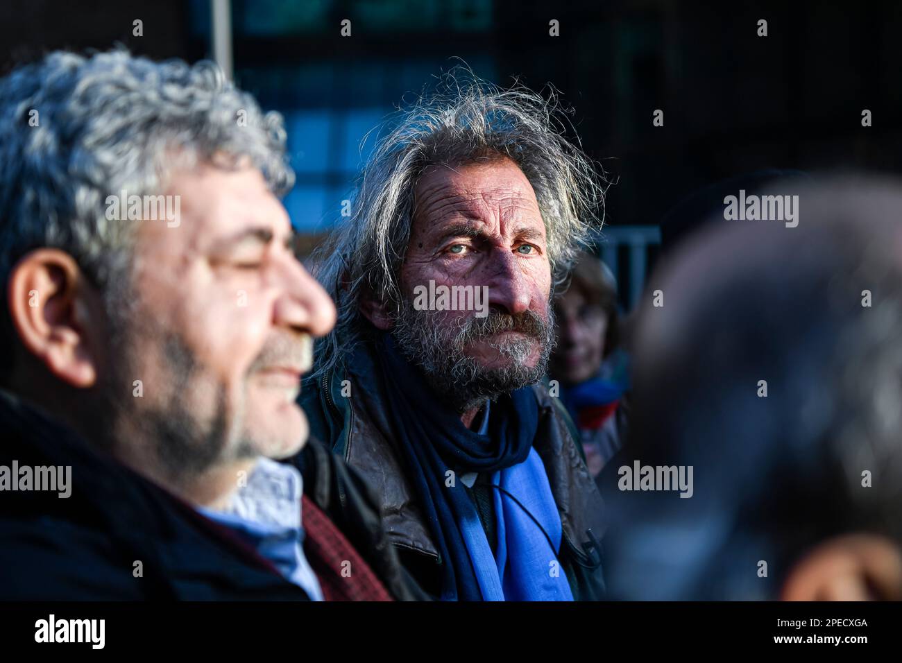 Paris, France. 16th Mar, 2023. The sculptor Assem Al Bacha at the ...
