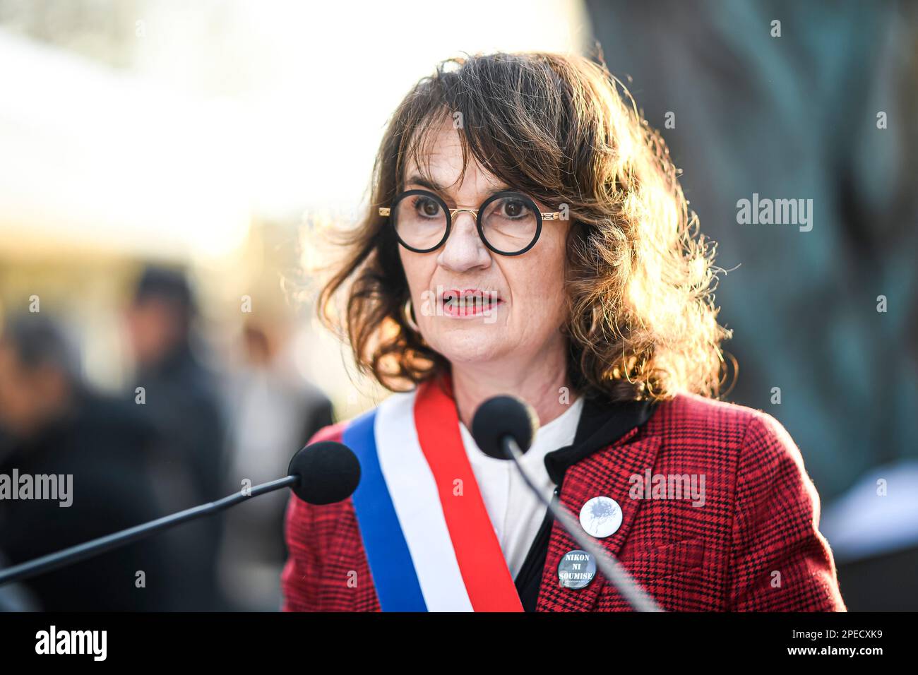 Paris, France. 16th Mar, 2023. Alexie Lorca Assistant Mayor at the ...