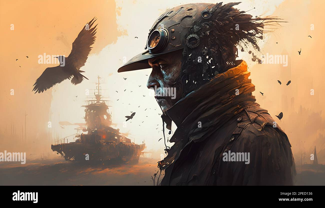 Dawn of man illustration hi-res stock photography and images - Alamy