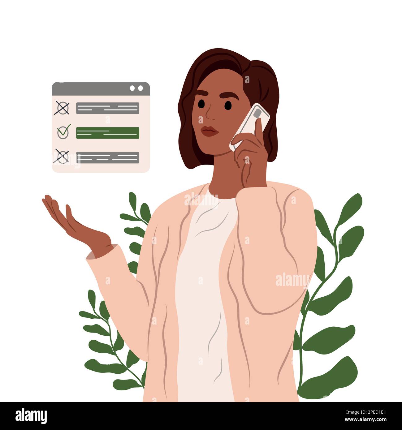 Sales manager and a client cartoon Stock Vector Images - Alamy