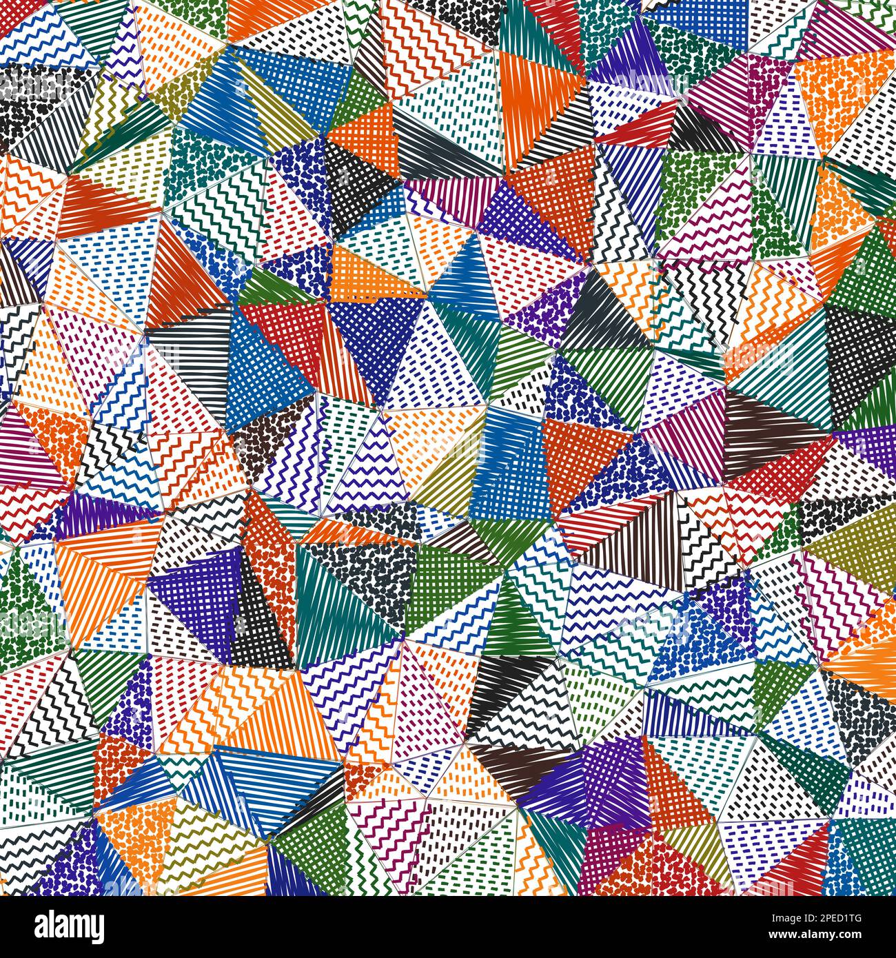 Low poly sketch background. Amazing square pattern. Stylish abstract ...