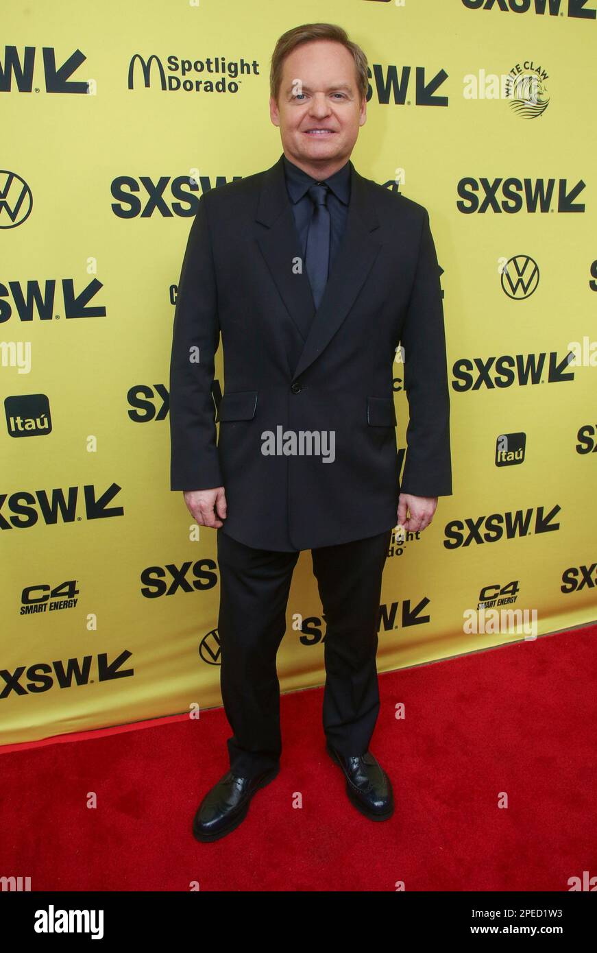 Director Jon S. Baird arrives for the "Tetris" world premiere during ...