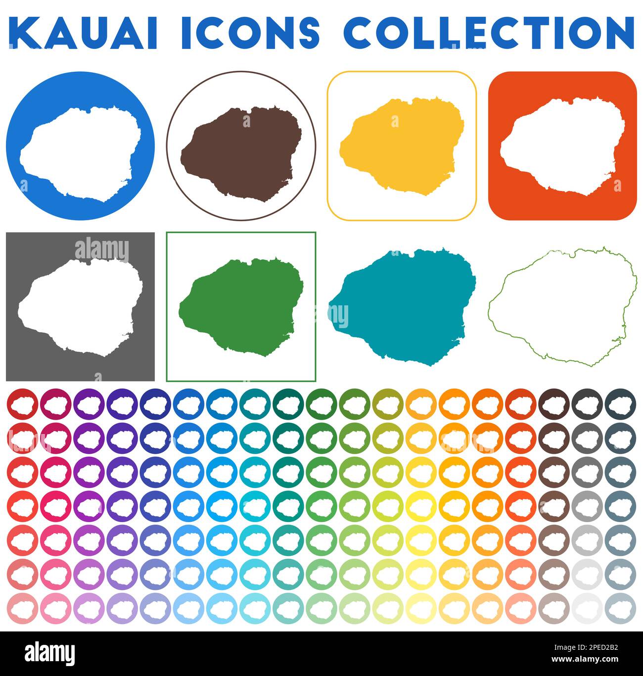 Kauai island Cut Out Stock Images & Pictures - Alamy