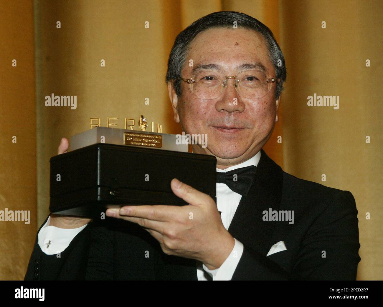 Vice chairman of Japanese Shoshiku movie studios Otani Nobuyoshi poses ...