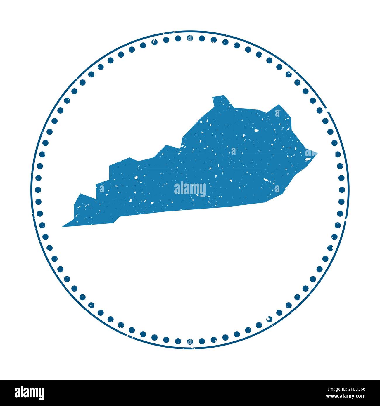 Kentucky sticker. Travel rubber stamp with map of US state, vector ...