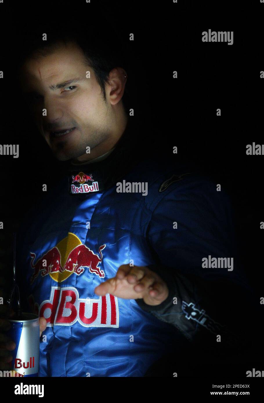 Italian Formula One driver Tonio Liuzzi is seen during a test session ...
