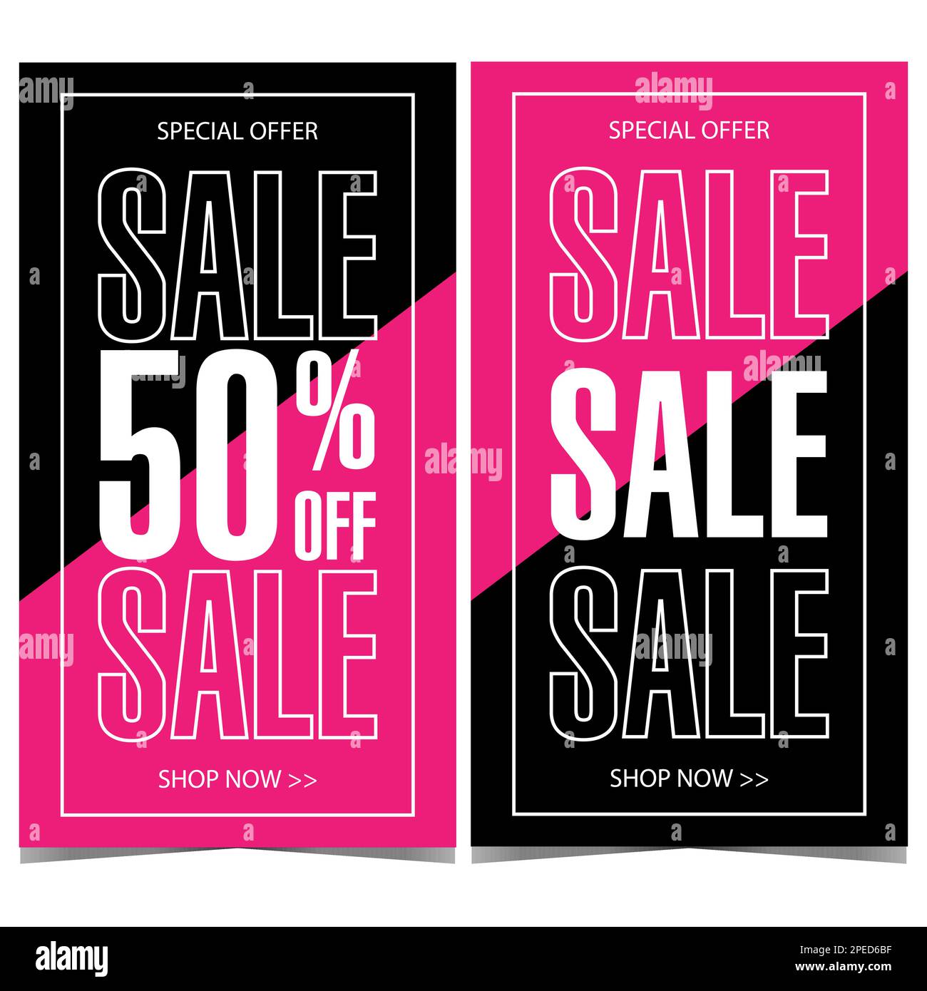 Shopping advert Stock Vector Images - Alamy