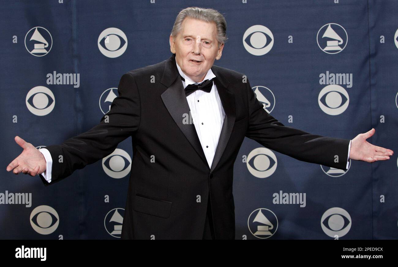 Music legend and lifetime achievement award winner Jerry Lee Lewis ...