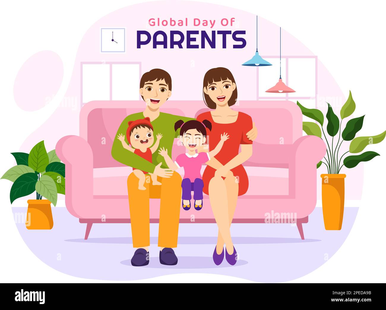 Global Day of Parents Illustration with Importance of Being a ...