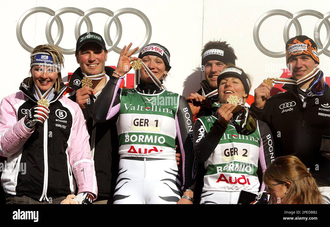 From left, Hilde Gerg, Florian Eckert, Monika Bergmann-Schmuderer ...