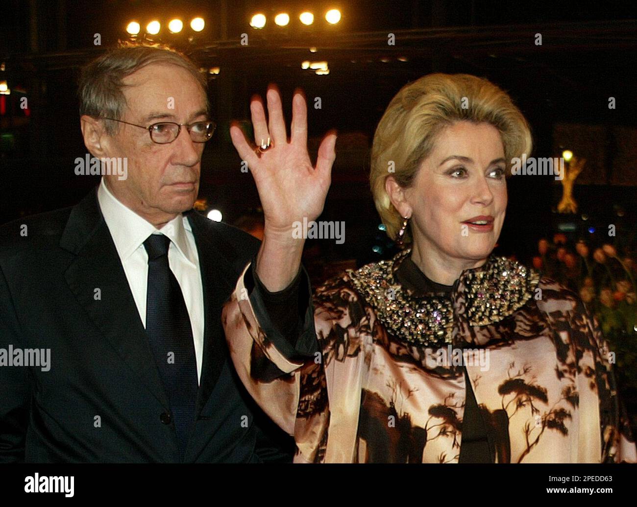 French actress Catherine Deneuve, right, and director Andre Techine ...