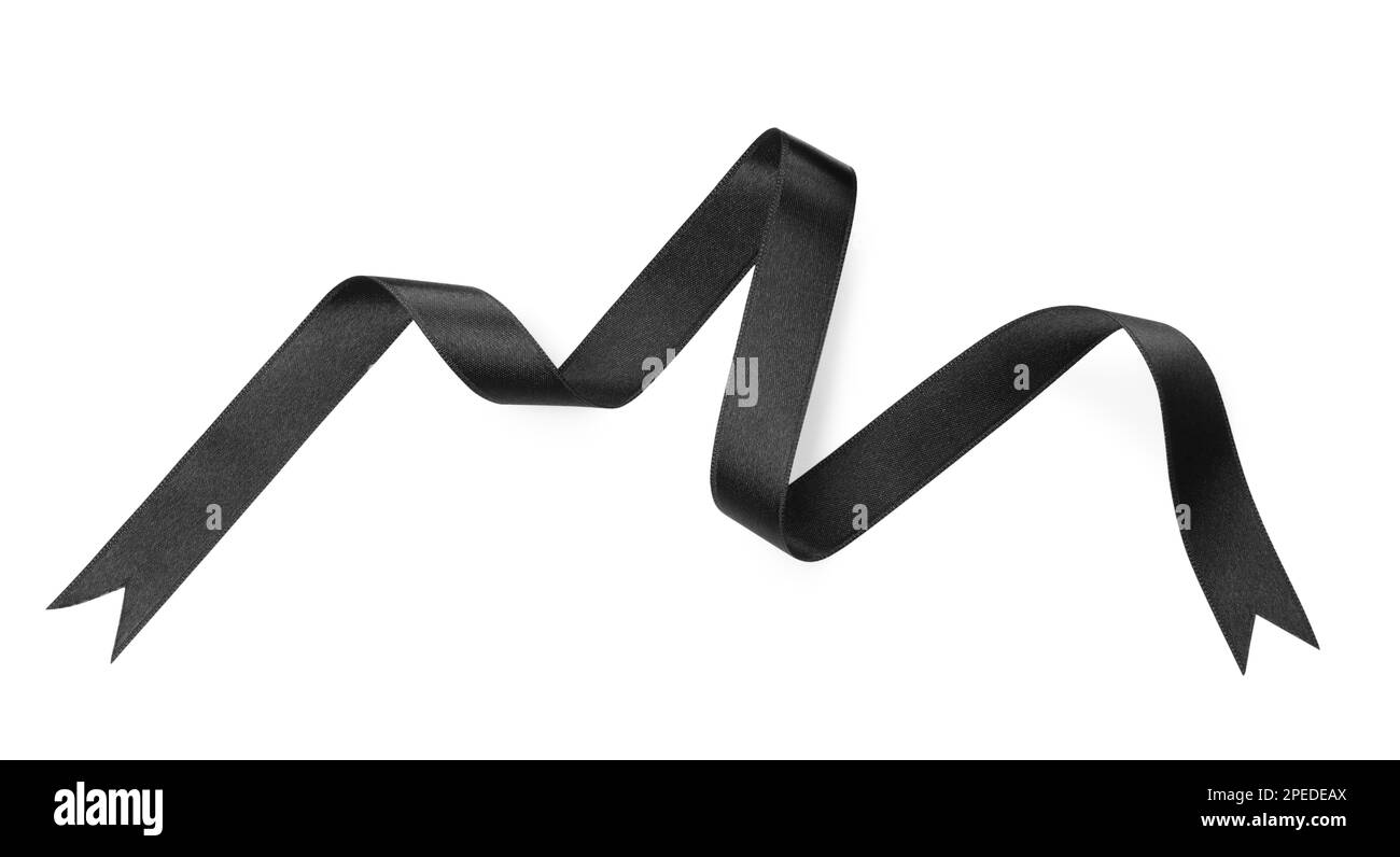 Black Satin Ribbon Png
