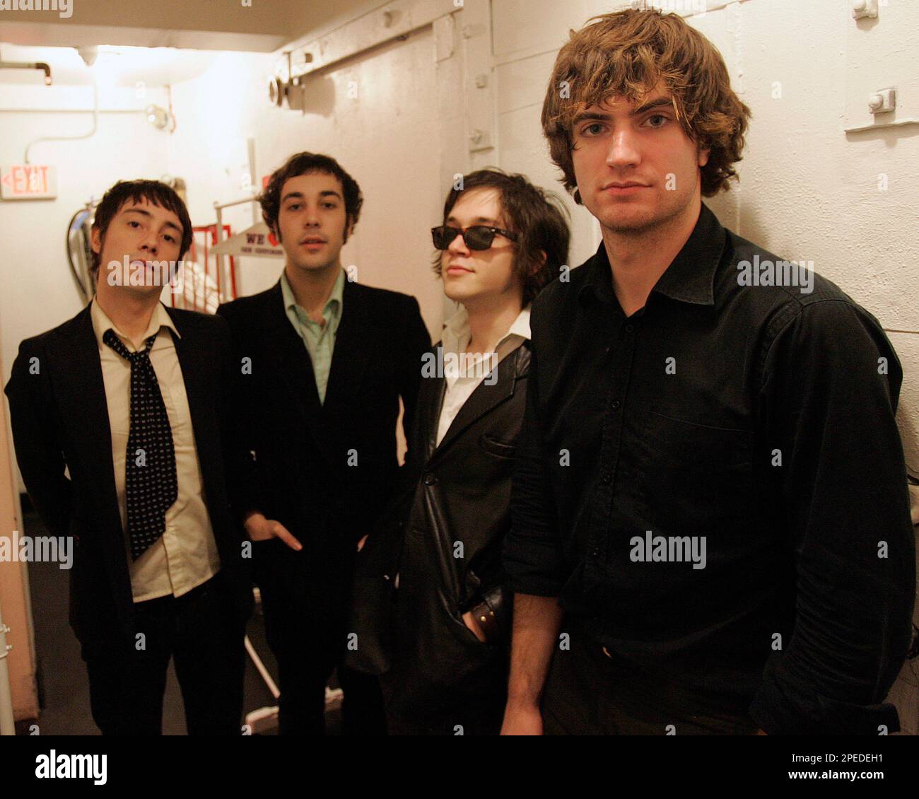 The Chicago based band The Redwells featuring from left to right, Logan ...