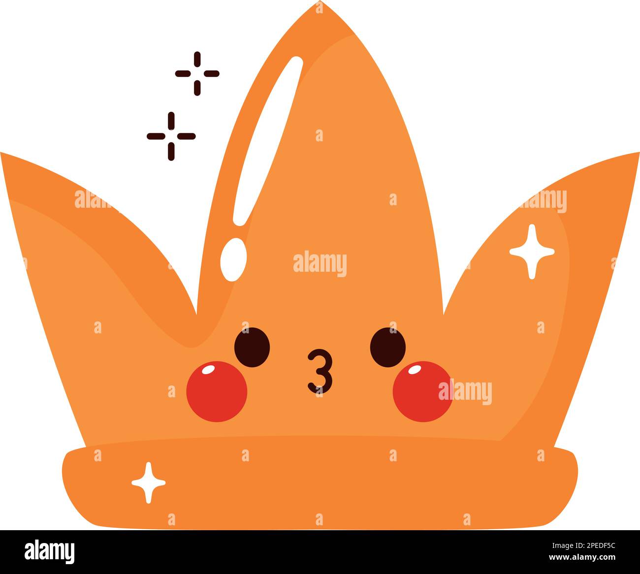 kawaii crown design Stock Vector Image & Art - Alamy