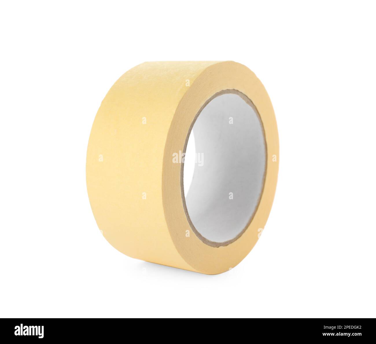 Roll of adhesive tape isolated on white Stock Photo - Alamy