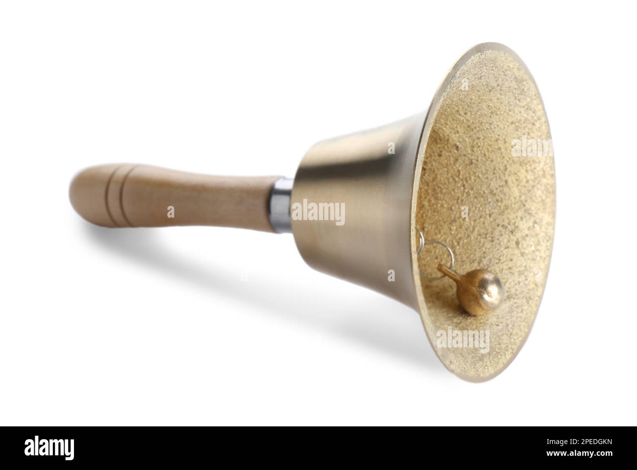 Shiny school bell wooden Cut Out Stock Images & Pictures - Alamy