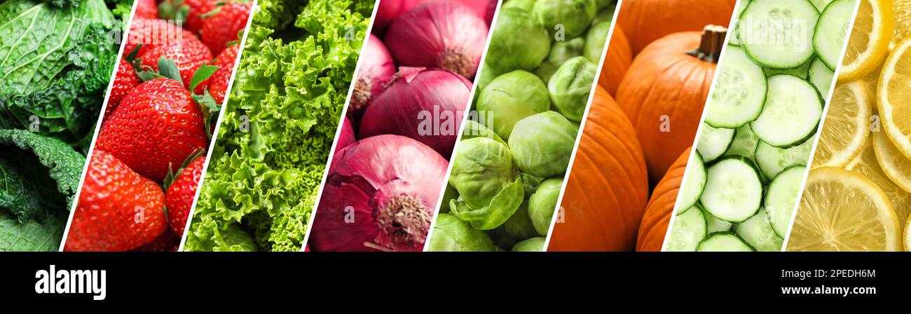 Vegetables banner hi-res stock photography and images - Alamy