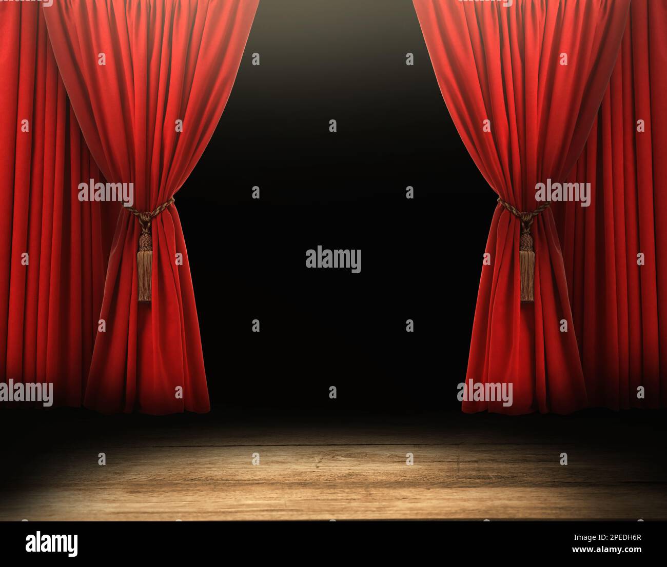 Empty broadway stage hi-res stock photography and images - Alamy