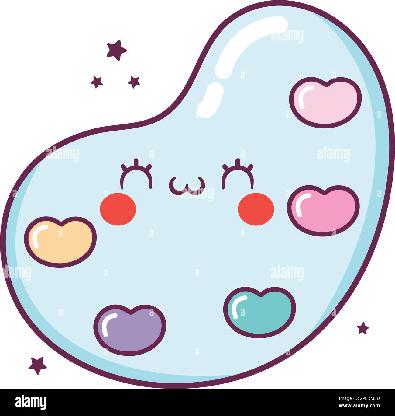 kawaii color palette Stock Vector Image & Art - Alamy