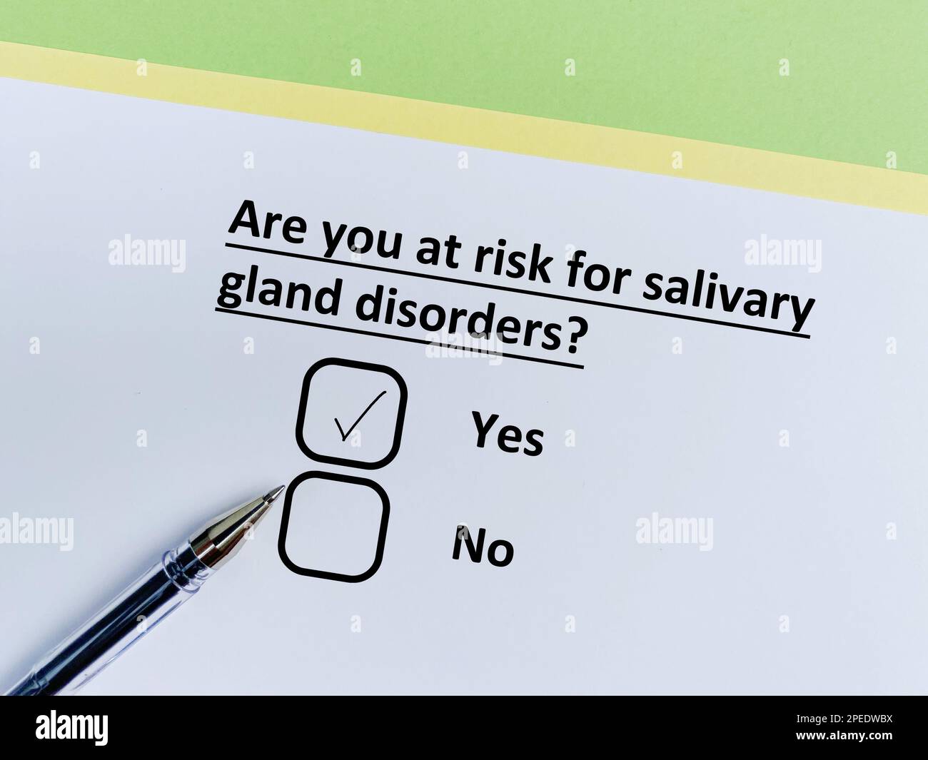 One person is answering question about ENT disease. He is at risk for ...