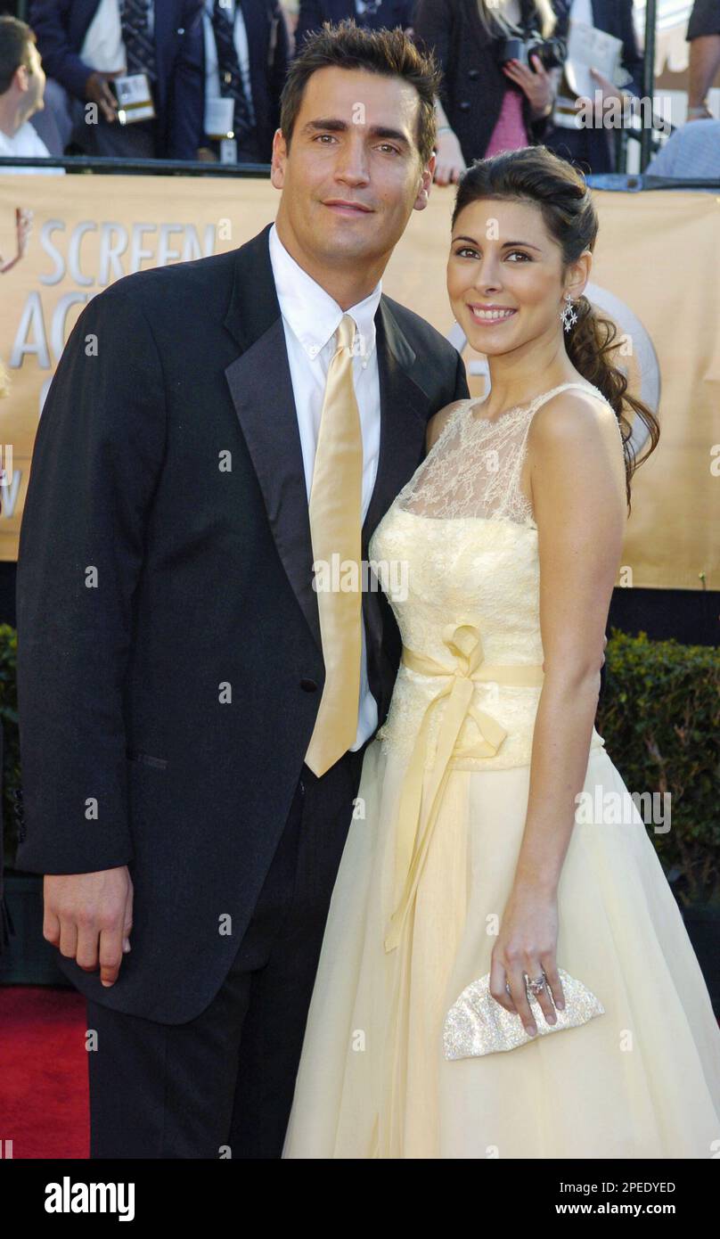 A.J. DiScala, left, and Jamie-Lynn DiScala arrive for the 11th annual ...