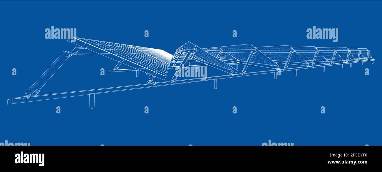 Solar Panel Concept. Vector Stock Vector Image & Art - Alamy