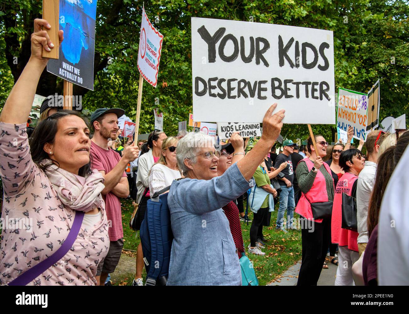 Christchurch, New Zealand. 16th Mar, 2023. An estimated 50,000 ...