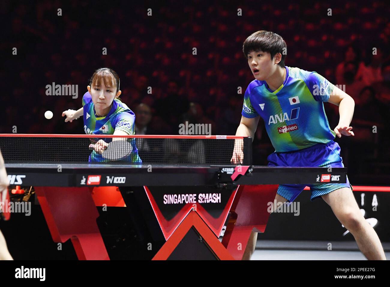 Singapore, Singapore. 15th Mar, 2023. Tomokazu Harimoto (JPN), Hina ...