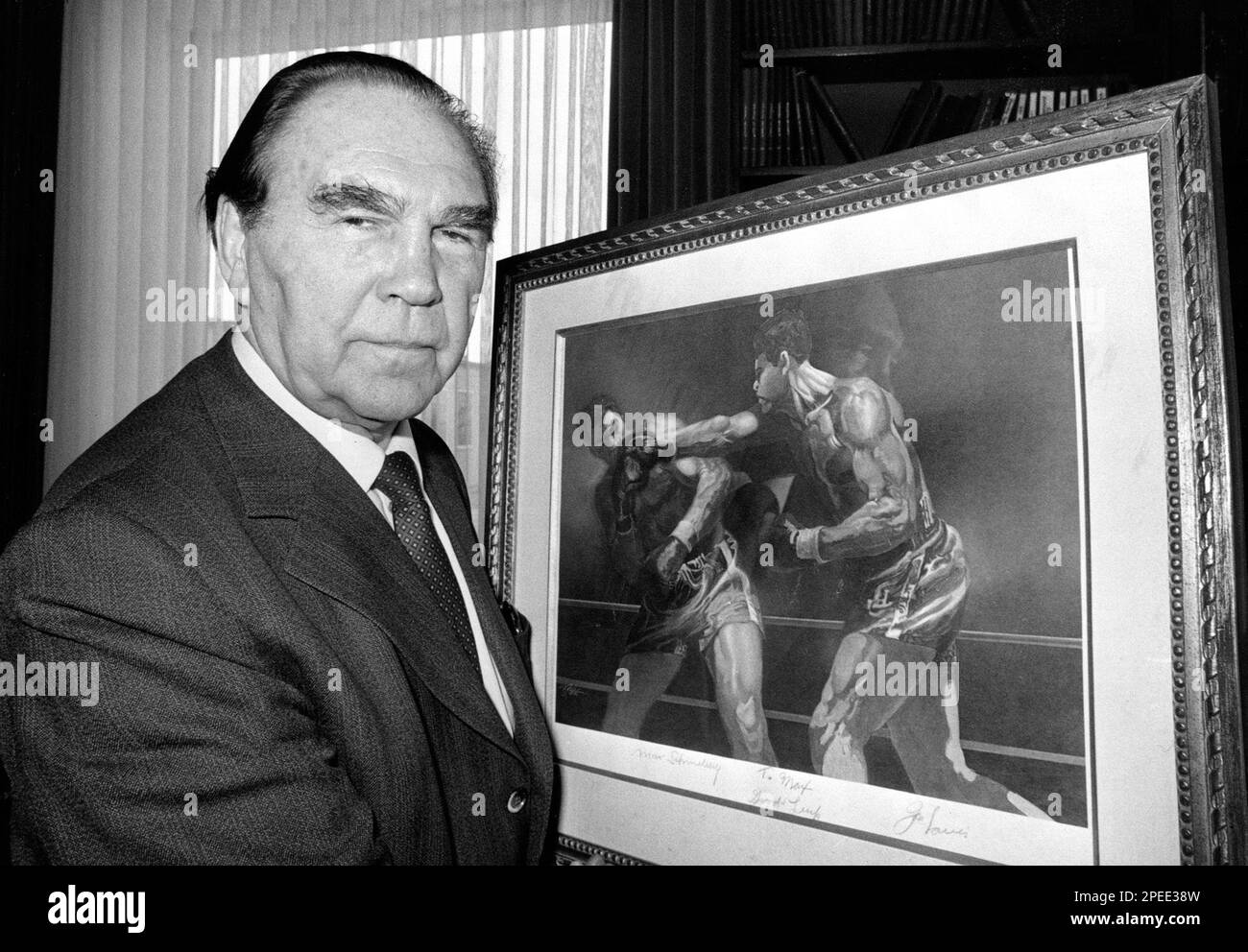 ** FILE ** Max Schmeling, former heavyweight boxer, poses with his ...