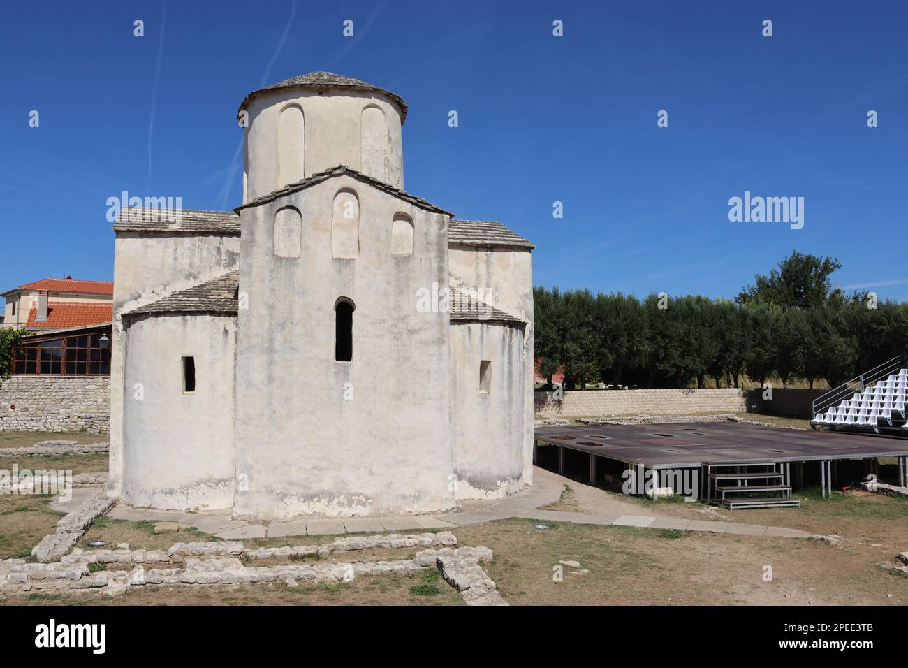 Church Of The Holy Cross, a 9th century Medieval Church built in the ...