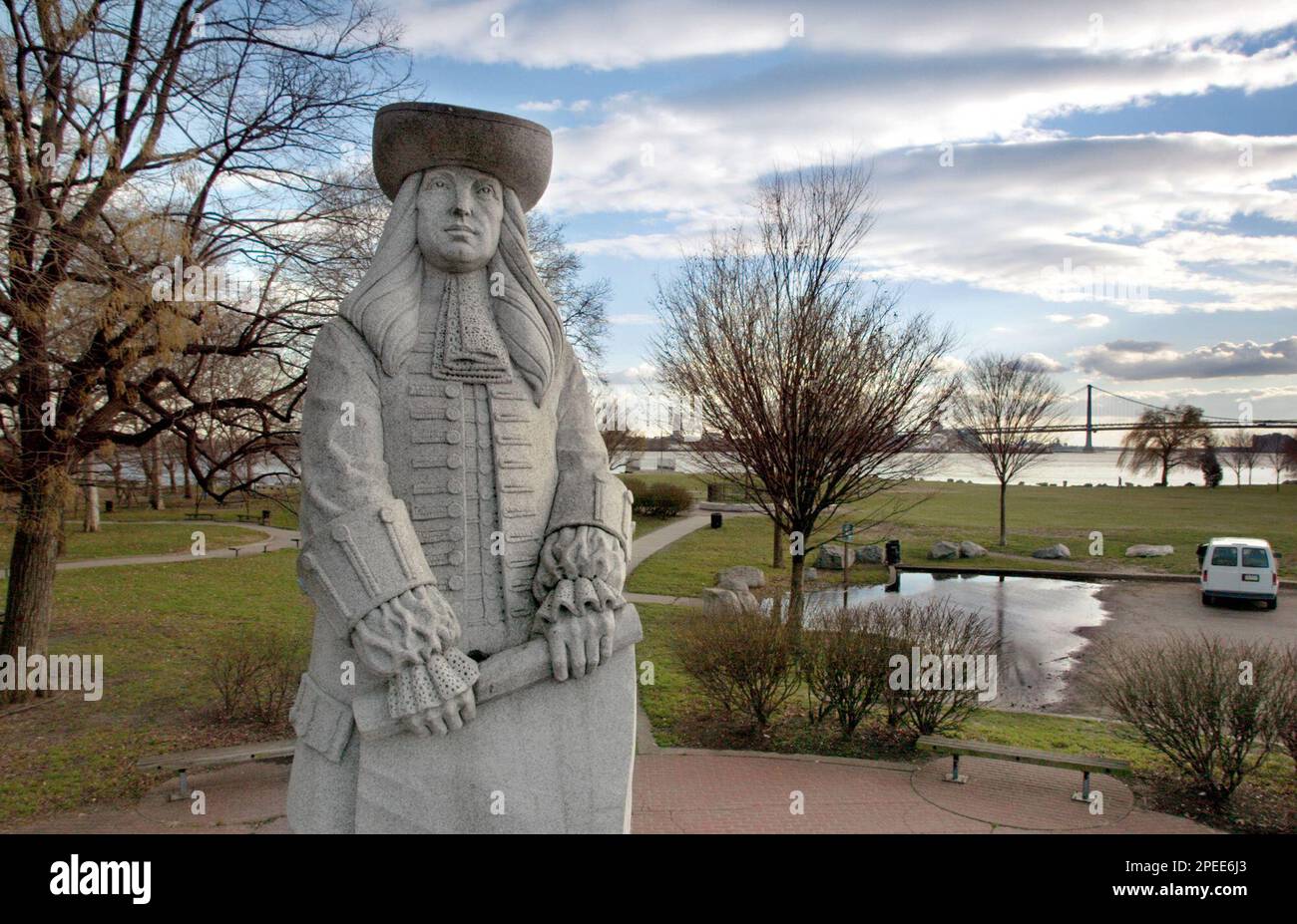 ** ADVANCE FOR MONDAY, FEB. 7 ** A statue of William Penn, shown Dec ...