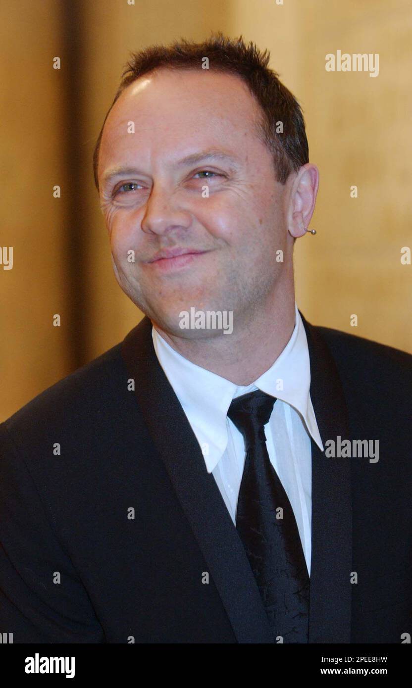 Lars Ulrich of the rock band Metallica, arrives at New York's Public ...