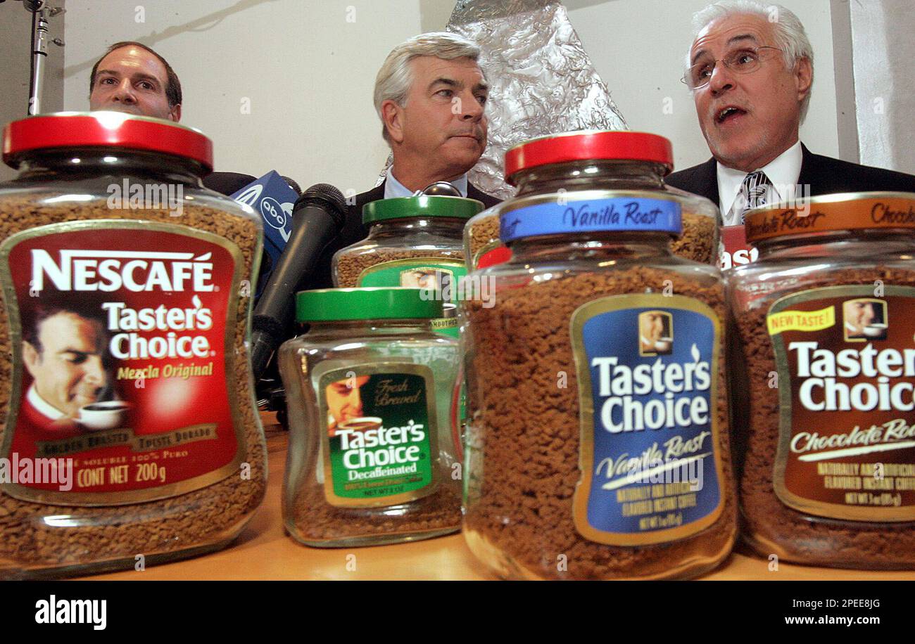 Former model Russell Christoff, center, is shown with his attorneys ...