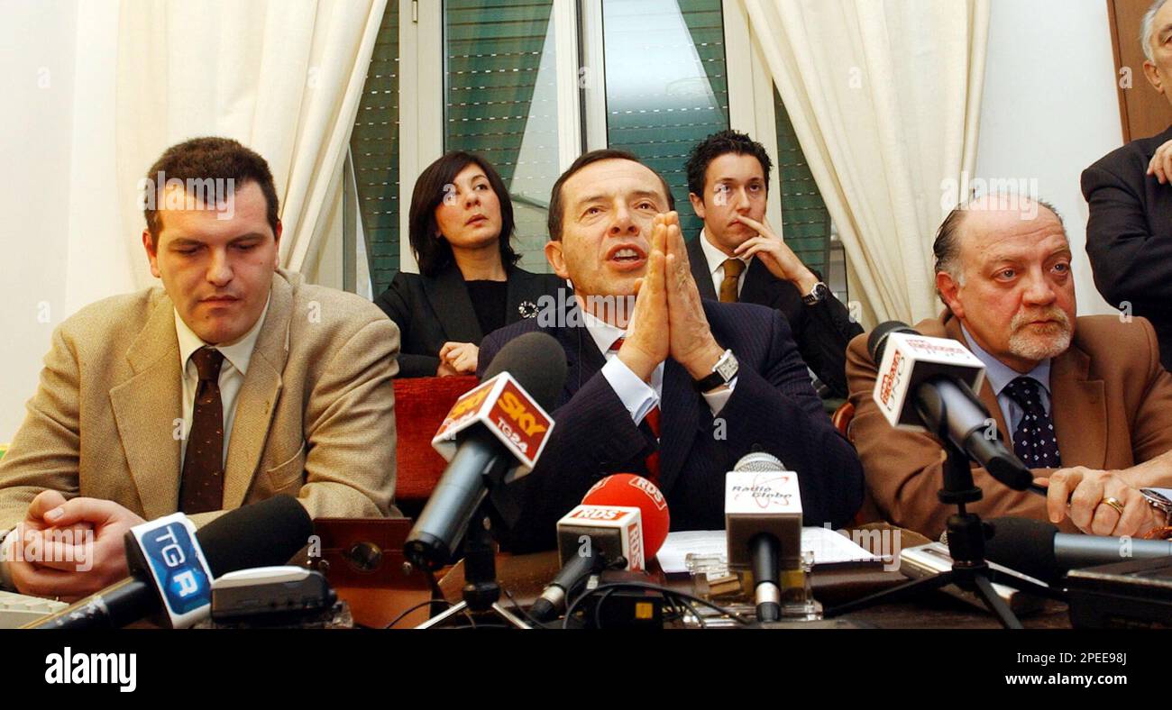 From left, Giampaolo Mattei, AN Enzo Fragala' and Lawyer Luciano ...