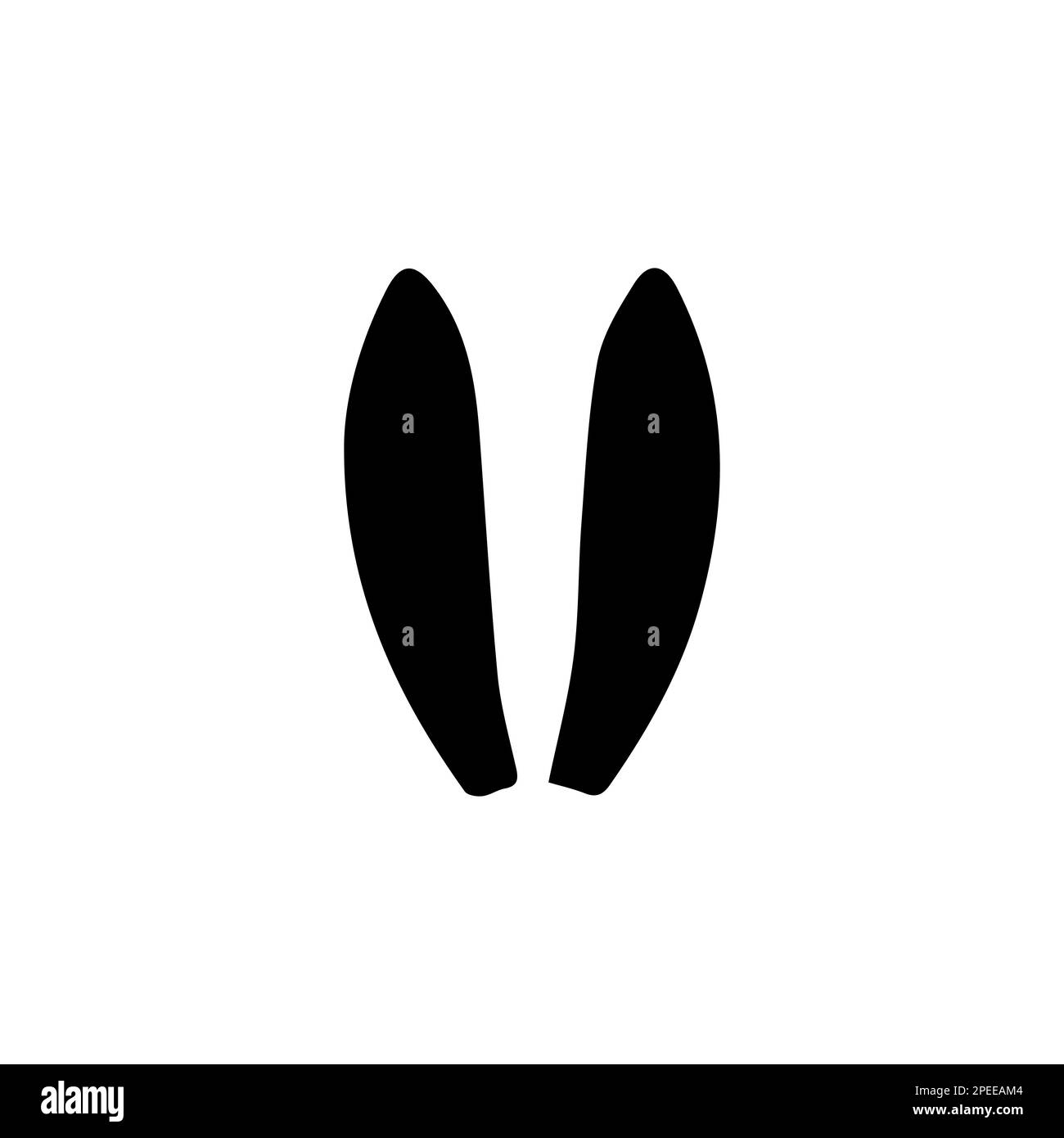 Bunny Ears Collection Bunny Ears Icons Isolated Rabbit Ears Icon On White Background Vector