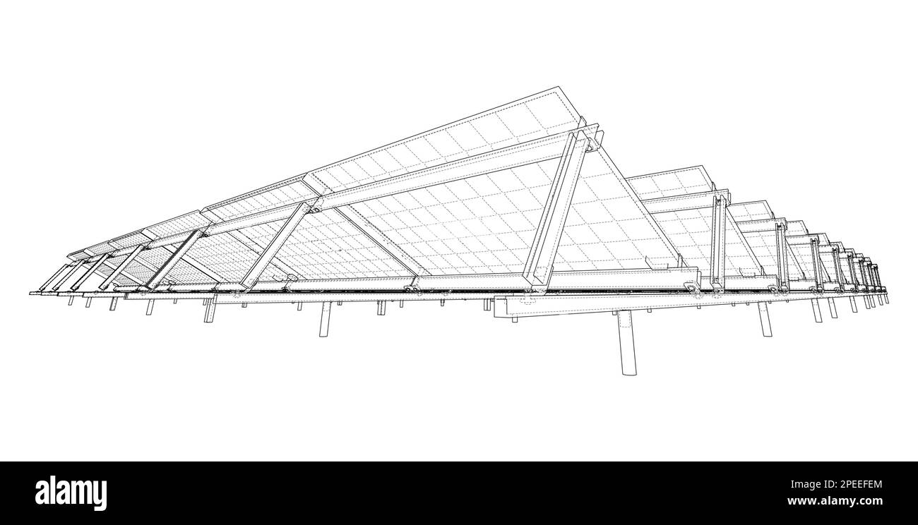 Solar Panel Concept. Vector Stock Vector Image & Art - Alamy