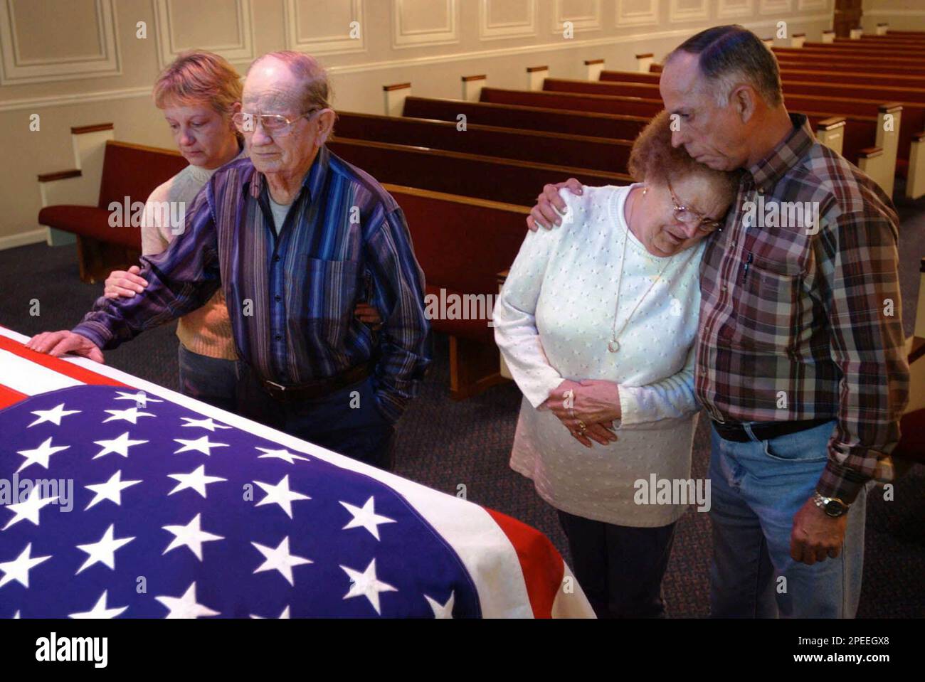 George Sharpe and his daughter Brenda Adams, left, along with Mary ...